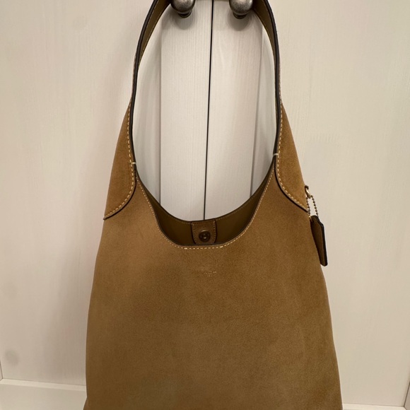 Coach | Bags | Coach Sand Suede Hobo Bag | Poshmark